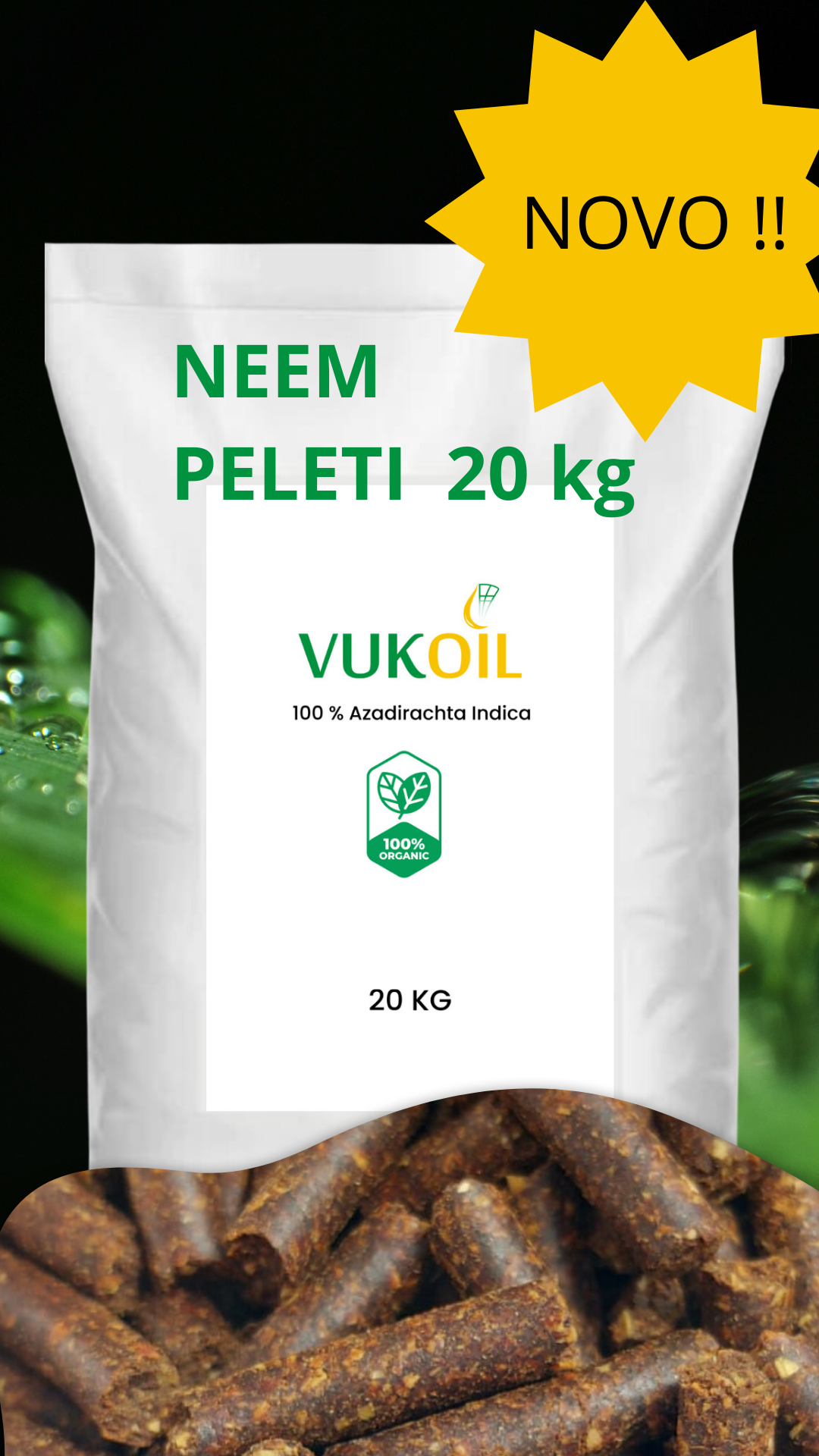 Neem peleti 20 kg – Vukoil